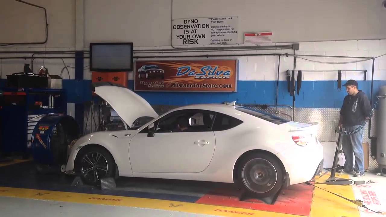 Scion FRS With Intake On Dyno - YouTube