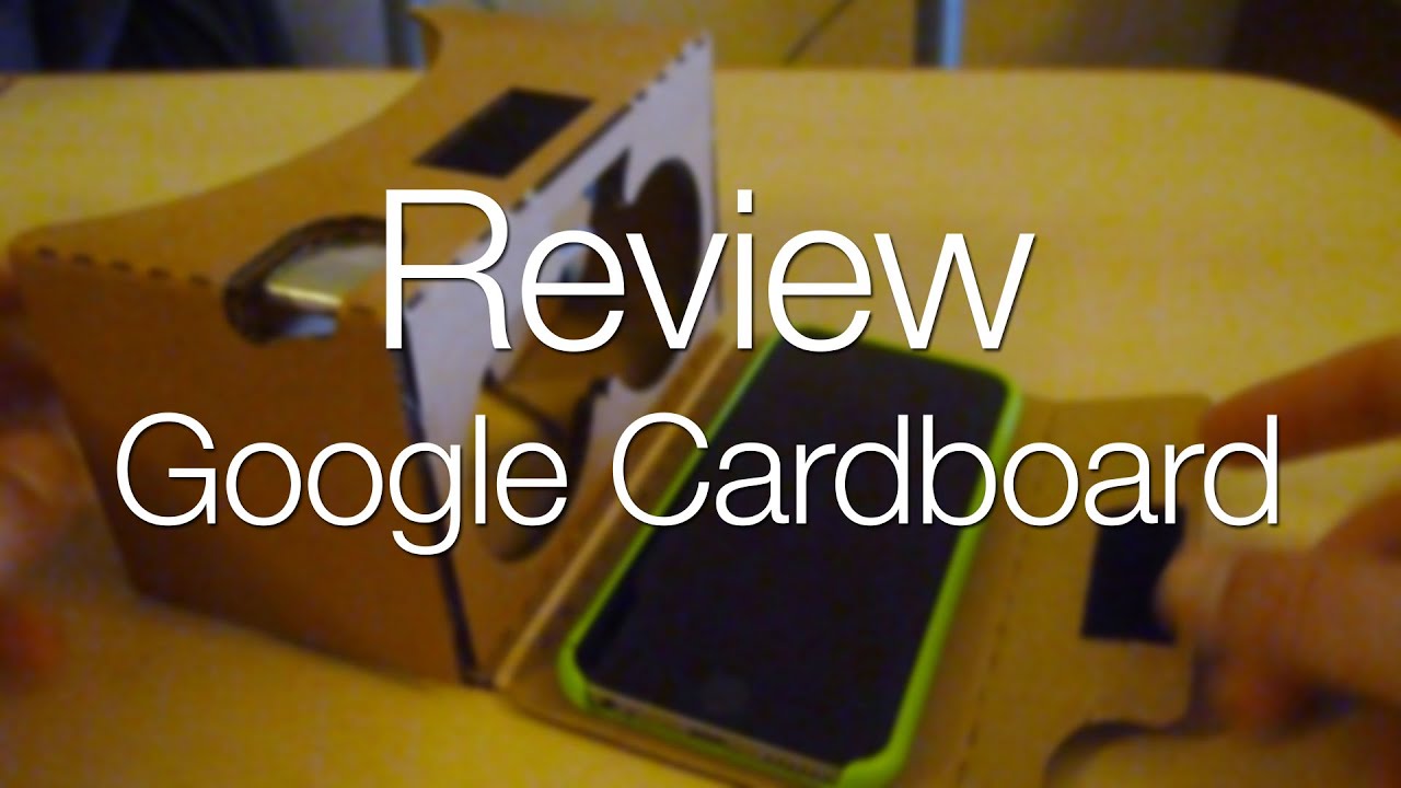 Review - Google Cardboard + Apps VR - YouTube