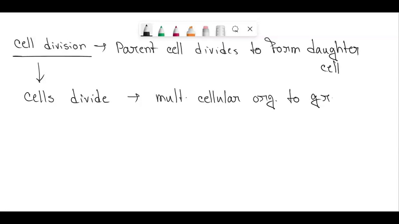 'why do cells need to divide 0 A Cells contain too many chromosomes_ B ...