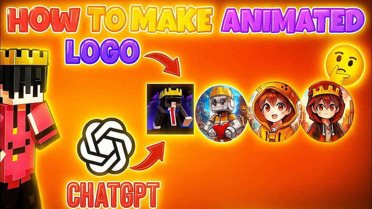 HOW TO MAKE MINECRAFT GAMING CHANNEL LOGO (JUST ONE CLICK) ON YOUR ...