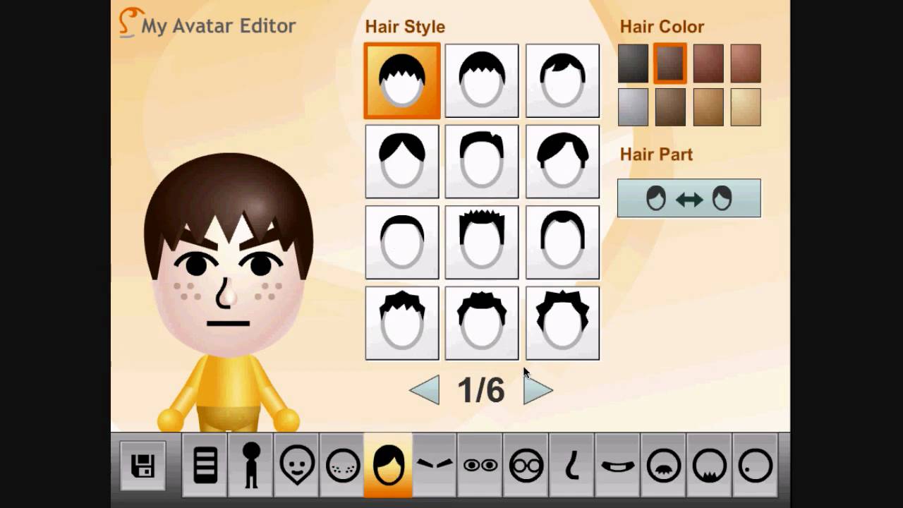 How to make a smiley face mii [HD] - YouTube