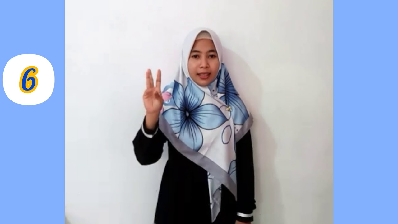 ANGKA SIBI 1-20 (Sistem isyarat bahasa indonesia) - YouTube