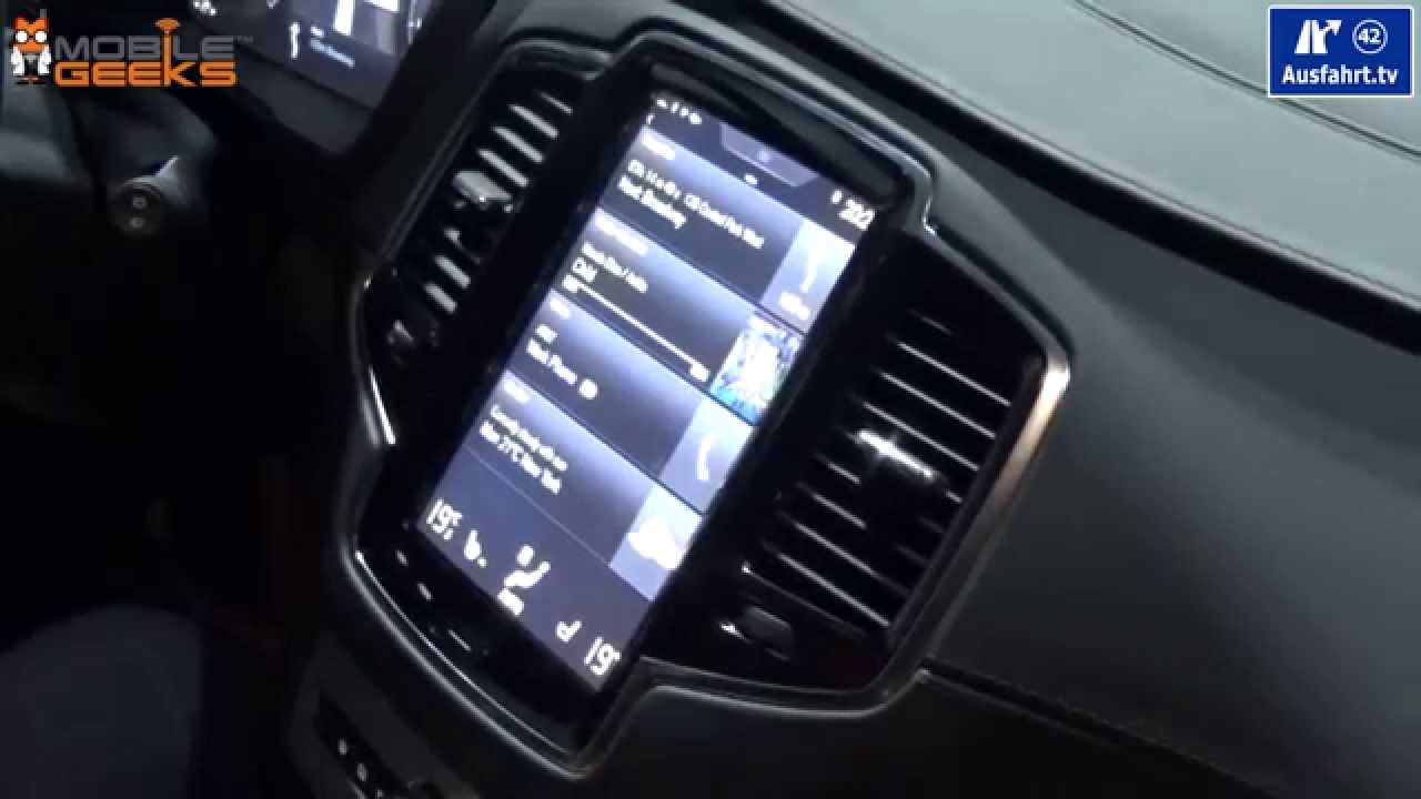 Tech-Check / Hands on: neuer Volvo XC90 Infotainmentsystem ...