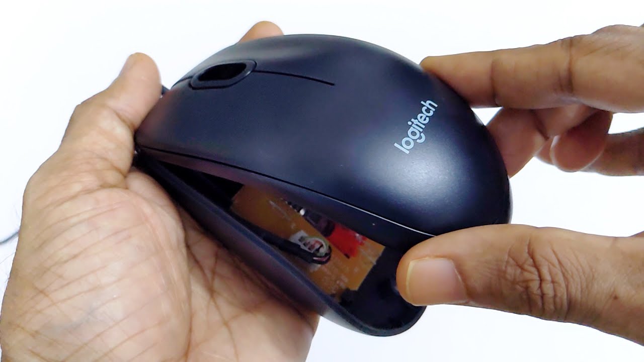 Logitech M90 Scroll Wheel Fix - Disassembly - YouTube
