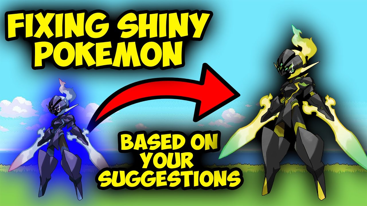 Fixing Shiny Pokemon Based On YOUR SUGGESTIONS - YouTube