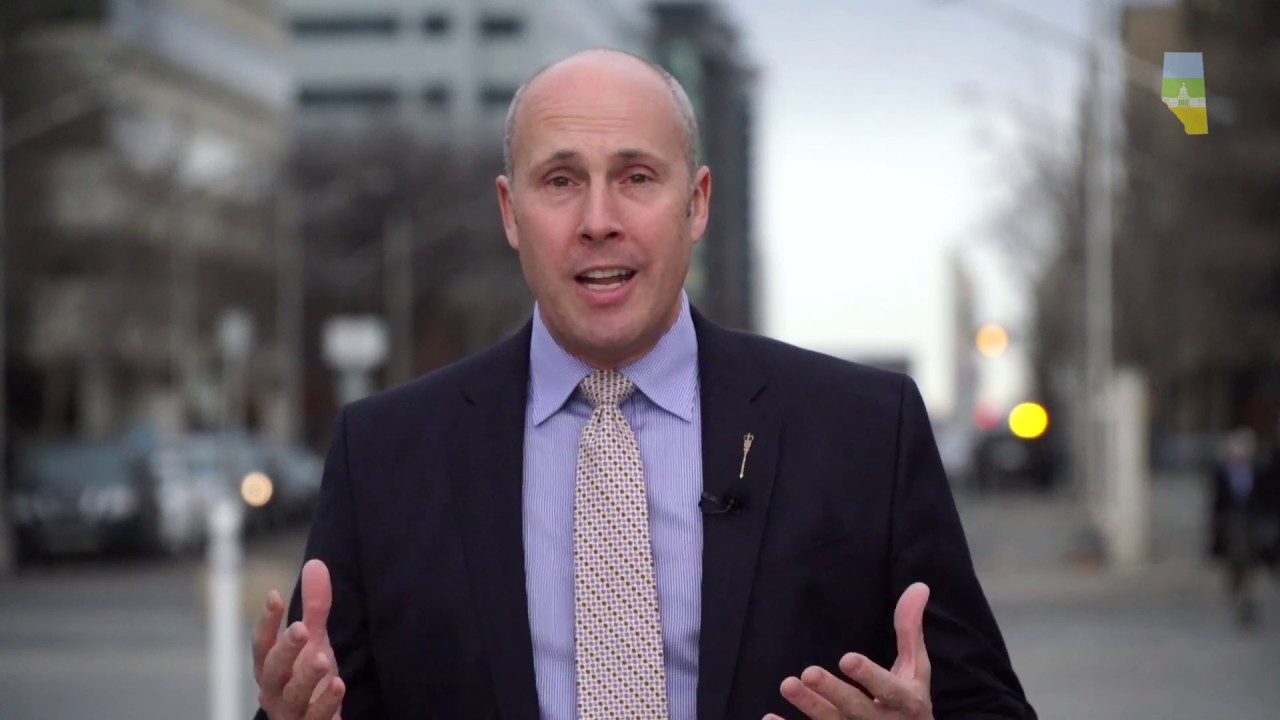 Greg Clark sends his support for protests in Calgary - YouTube