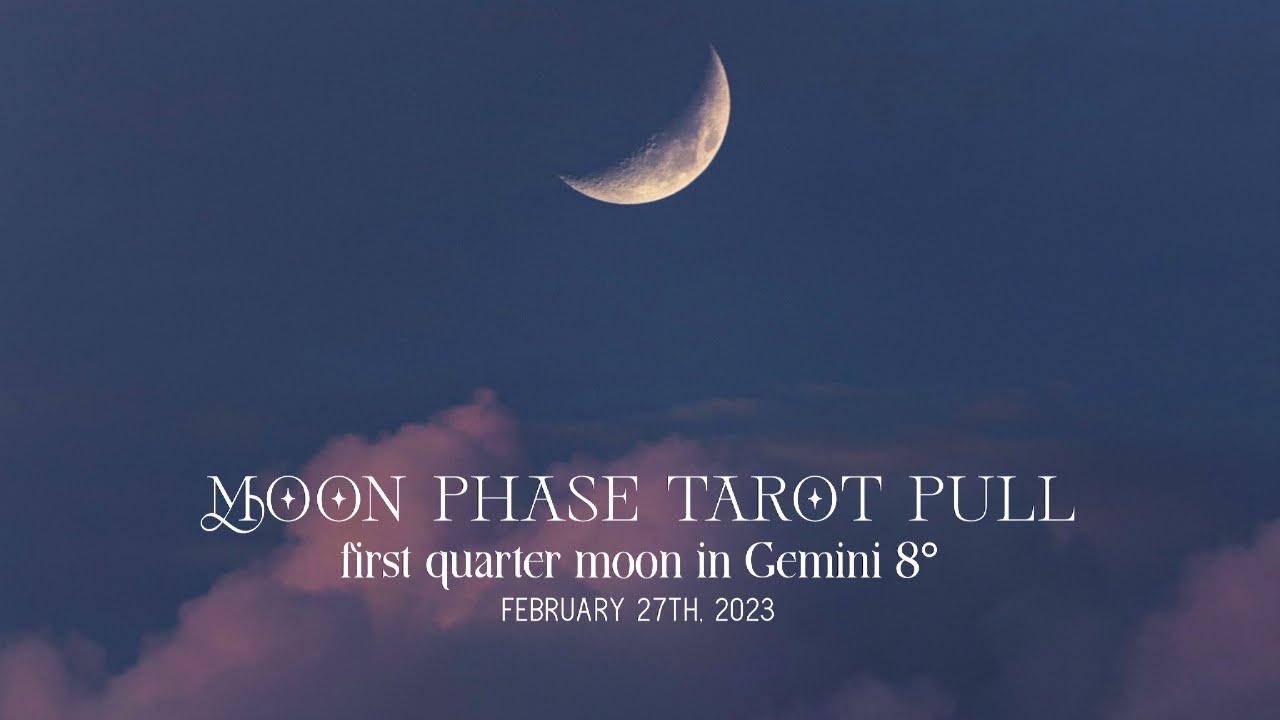 Gemini First Quarter Moon Tarot Pull - YouTube