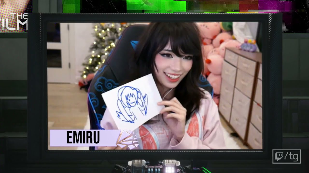 Emiru Draws emiruVibe Emote.. on show - YouTube