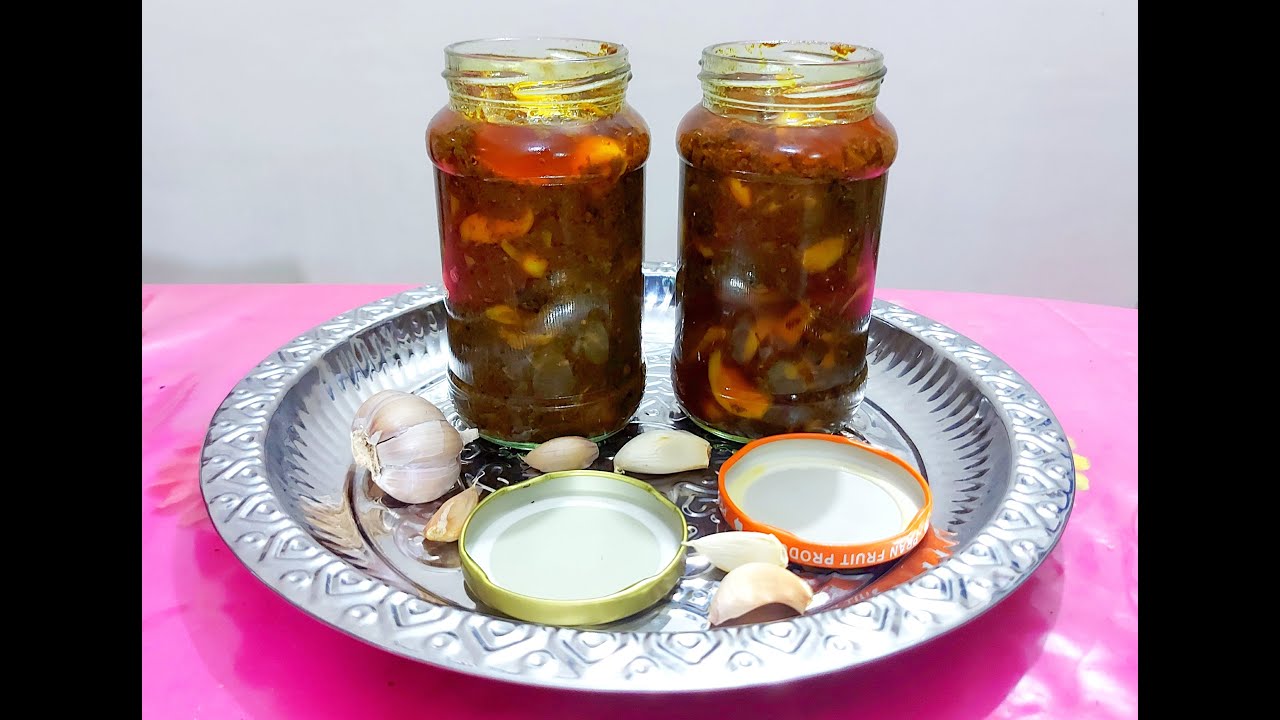 রসুন - তেঁতুলের টক ঝাল আচার | Roshun-Tetuler Tok Jhal Achar | Garlic ...