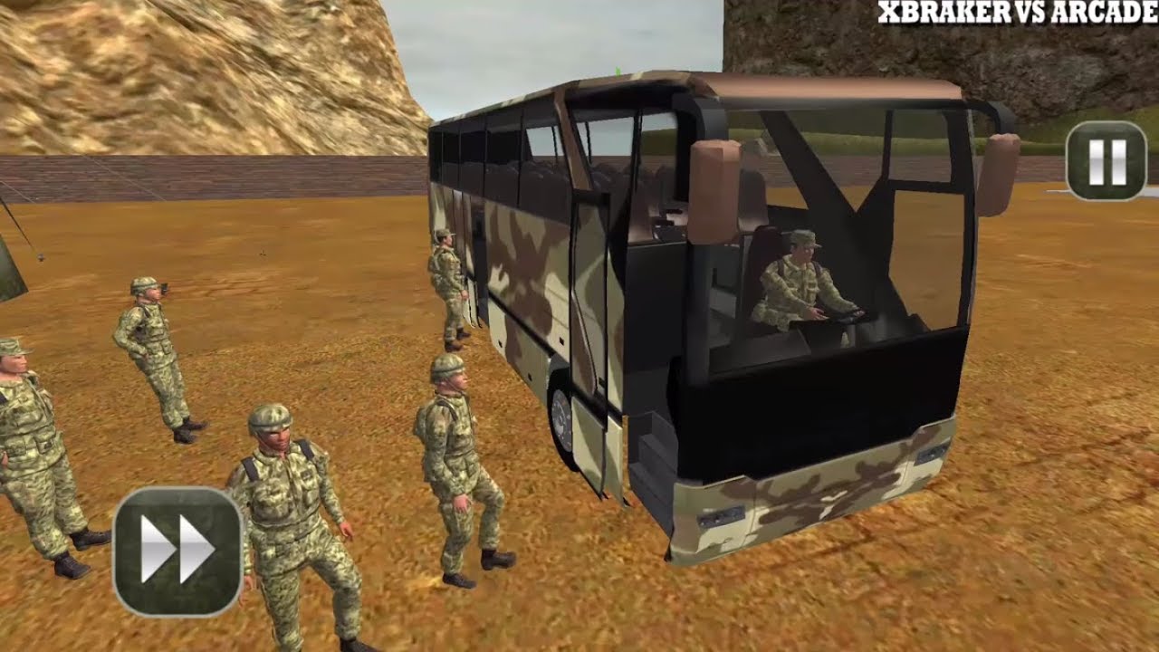 Army Bus Driving 2017 - Military Coach Transporter Career Mode Android ...