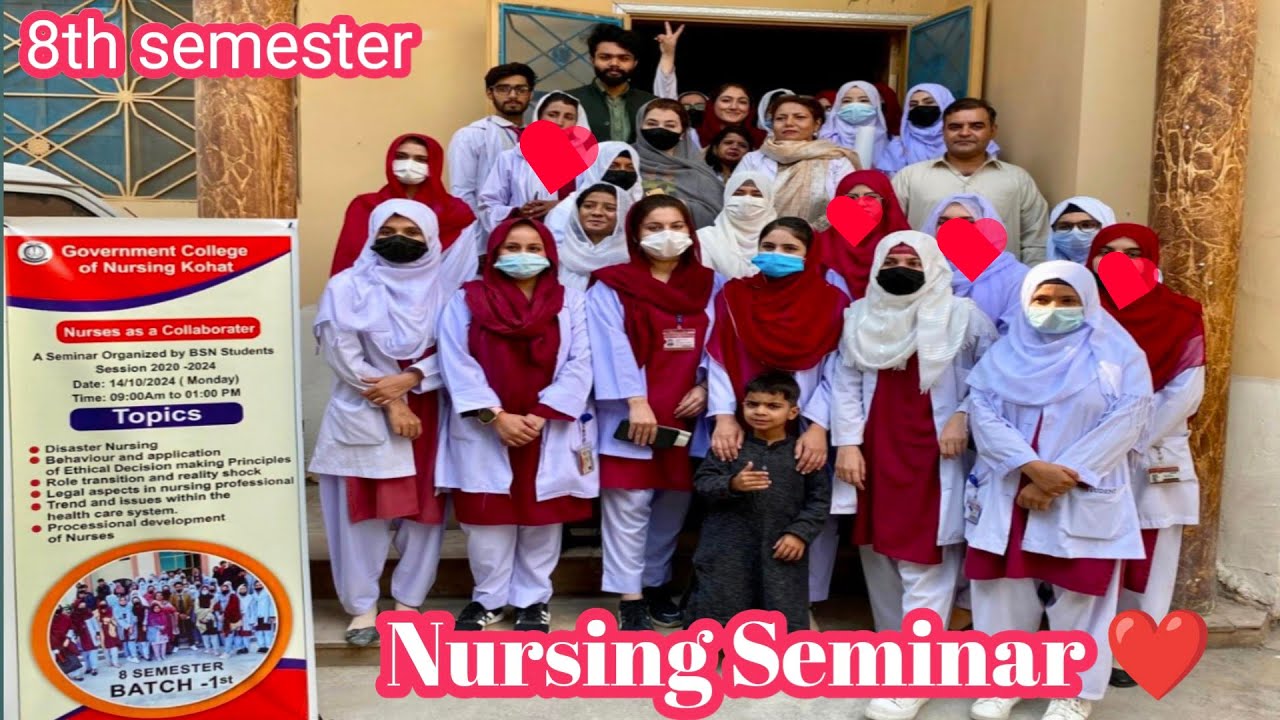 Nursing Seminar and poster presentation| Bs 8th semester ...
