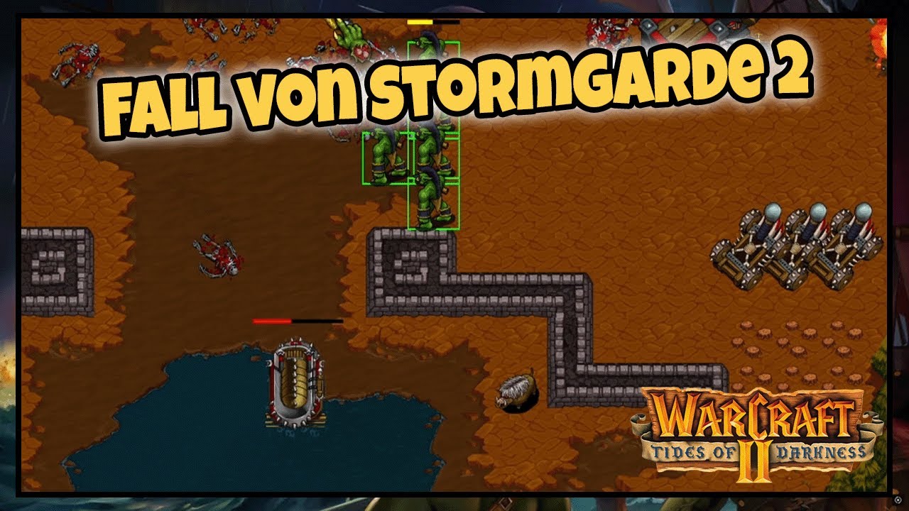 Fall von Stormgarde 2 ⚔️ Warcraft II Tides of Darkness Remastered ⚔️ ...