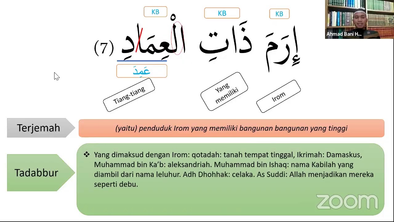 TADABBUR QURAN 2021 01 18 - YouTube