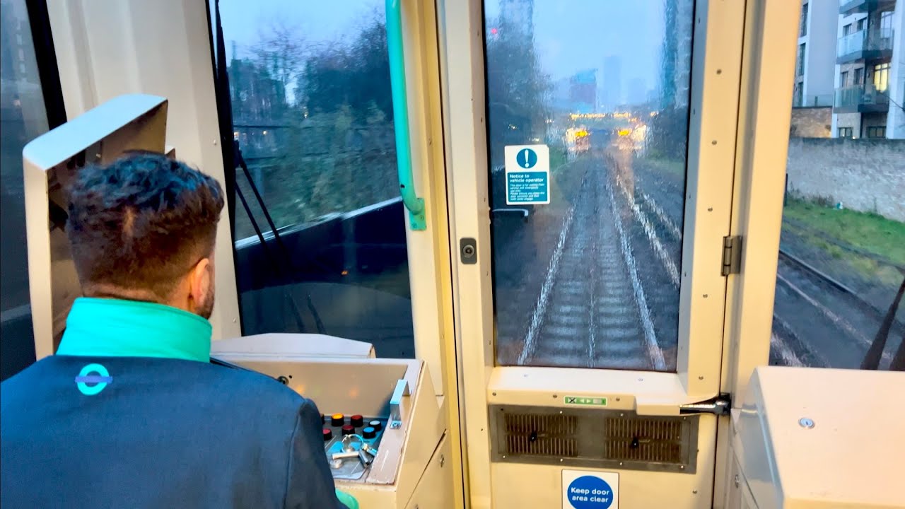 Train Ride On London DLR | Docklands Light Railway | Train With No ...