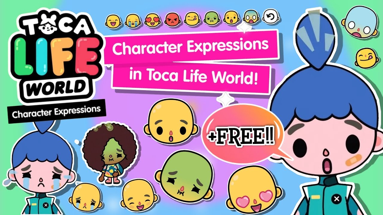 NEW FREE CHARACTER EXPRESSION IN TOCA LIFE WORLD 😱😍🤩 | TOCA BOCA UPDATE ...