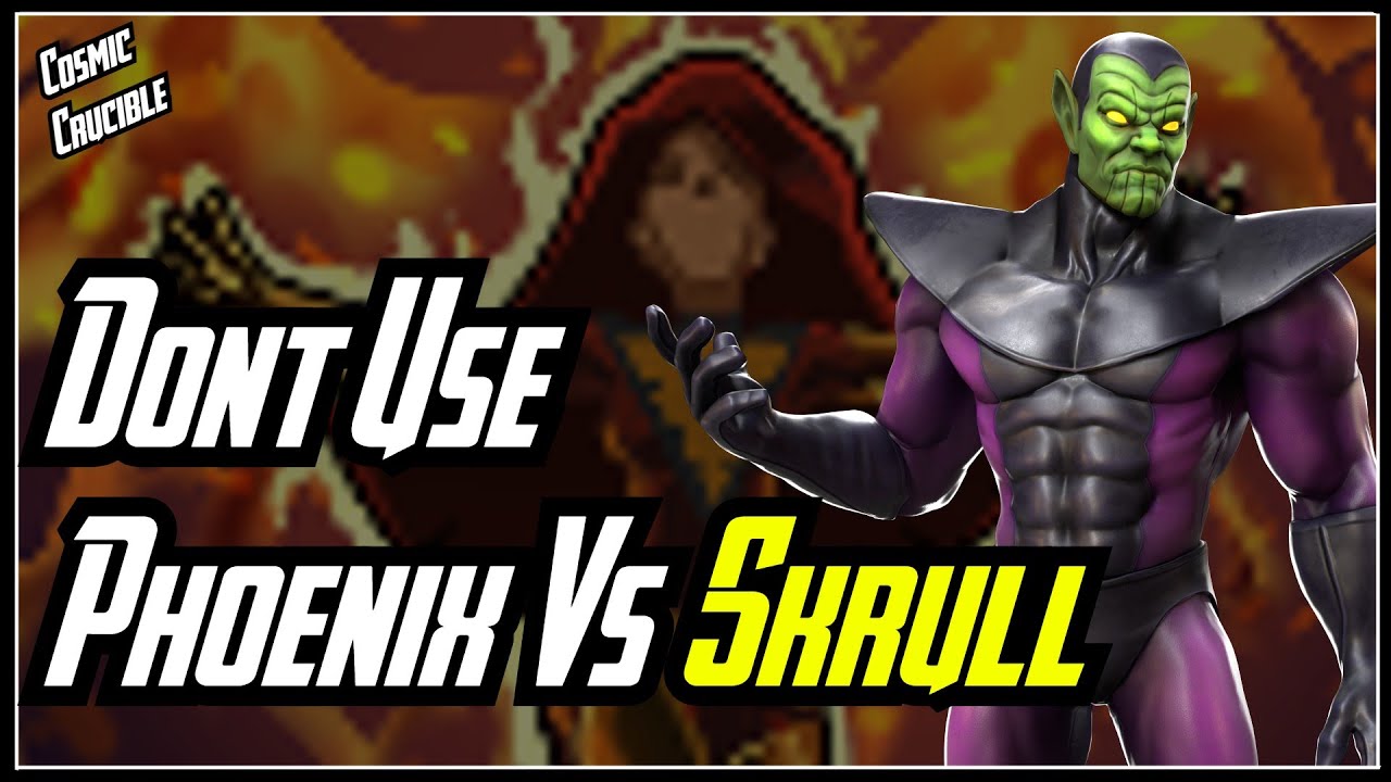 Do Not Use Pheonix Vs Skrull! How To One Shot Skrull Defenders In Stage ...