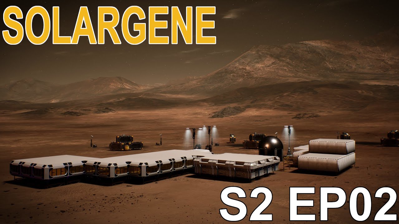 Solargene - Space colony building simulator - YouTube