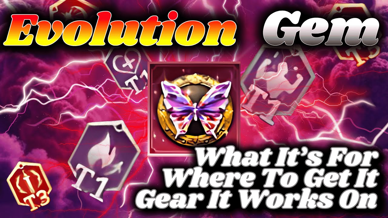 Evolution Gem Enhancement EXPLAINED | Upgrade T1 Gear to T2/T3 ...