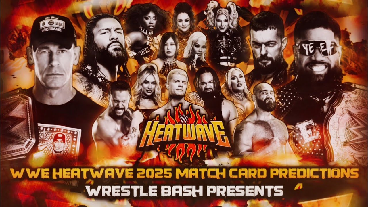 WWE Heatwave 2025 Match Card Predictions - YouTube