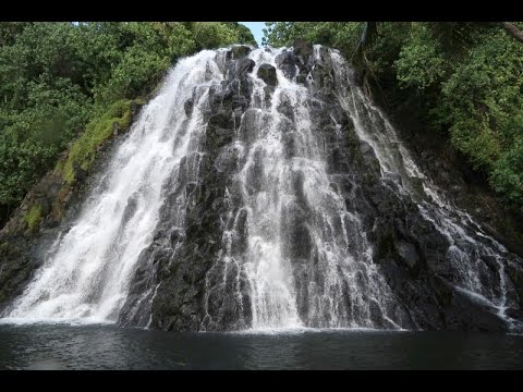 Kepirohi waterfall (Micronesia Pohnpei Island) July 2016 - YouTube