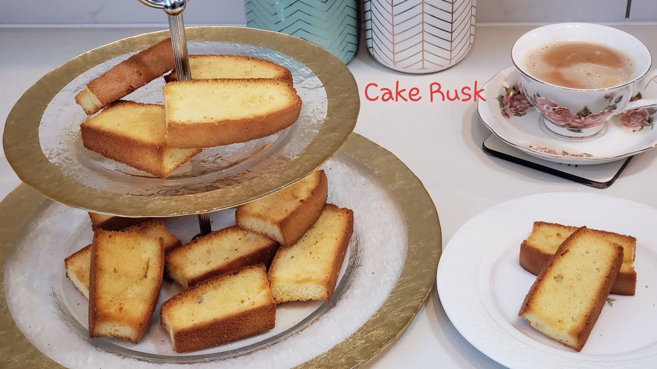 Homemade Cake Rusk recipe || Easy to make & better than bakery made ...