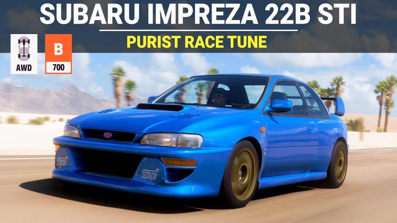 Forza Horizon 5 - 1998 Subaru WRX Impreza 22B STI, FH5 Purist Race ...