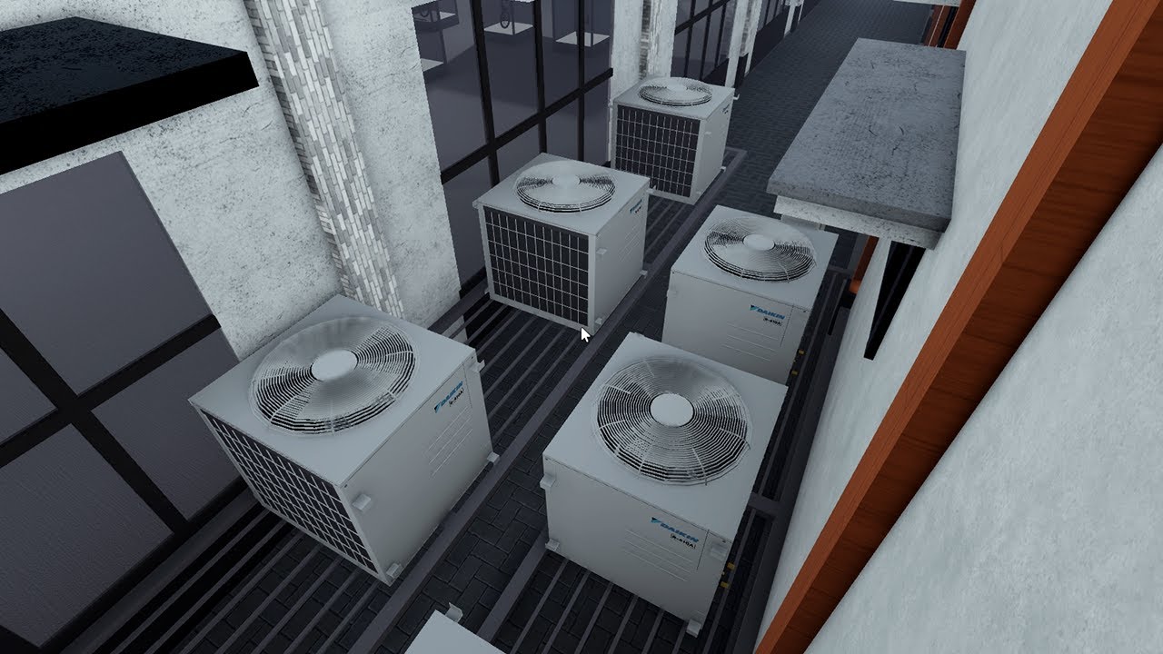 HVAC with Air Conditioners in City | Roblox Fan - YouTube