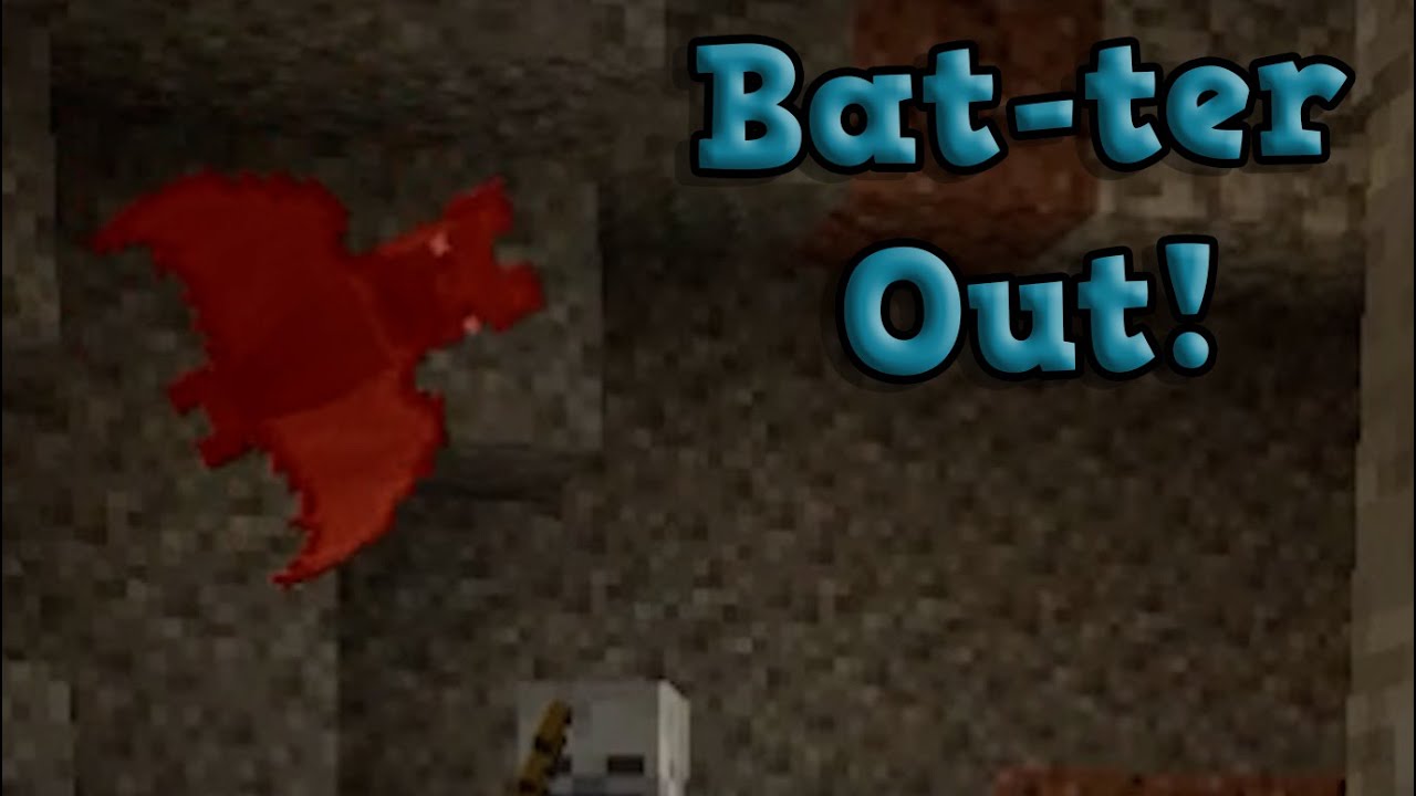 Minecraft Bat Trick Shot (Minecraft) - YouTube