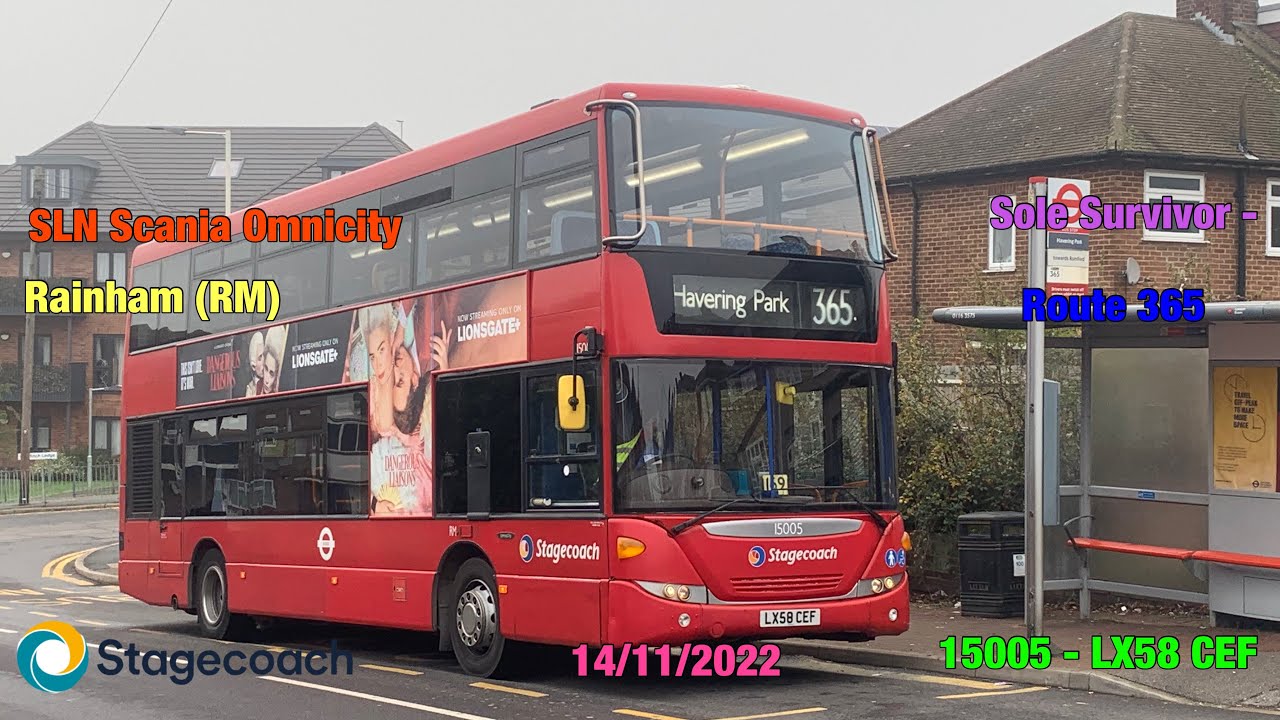 Withdrawn | Stagecoach East London | Scania Omnicity | 15005 LX58 CEF ...