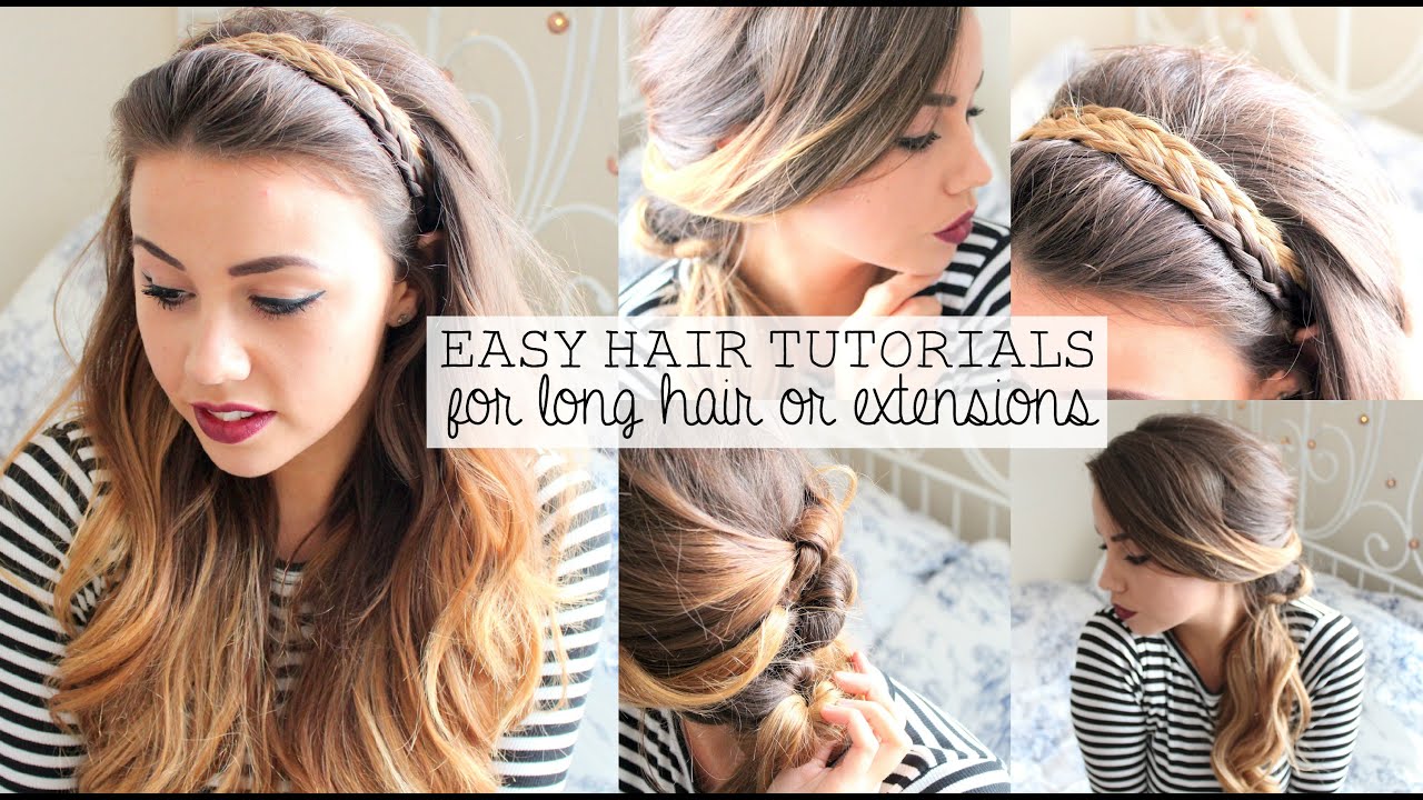 Autumn Hair Tutorials Using Extensions Ad | CopperGardenx - YouTube