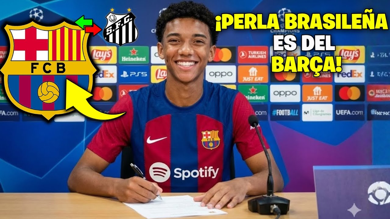 ¡BOMBA EN CAN BARÇA! ROBINHO JUNIOR, LA JOIA DEL BRASIL, FIRMA CON EL ...