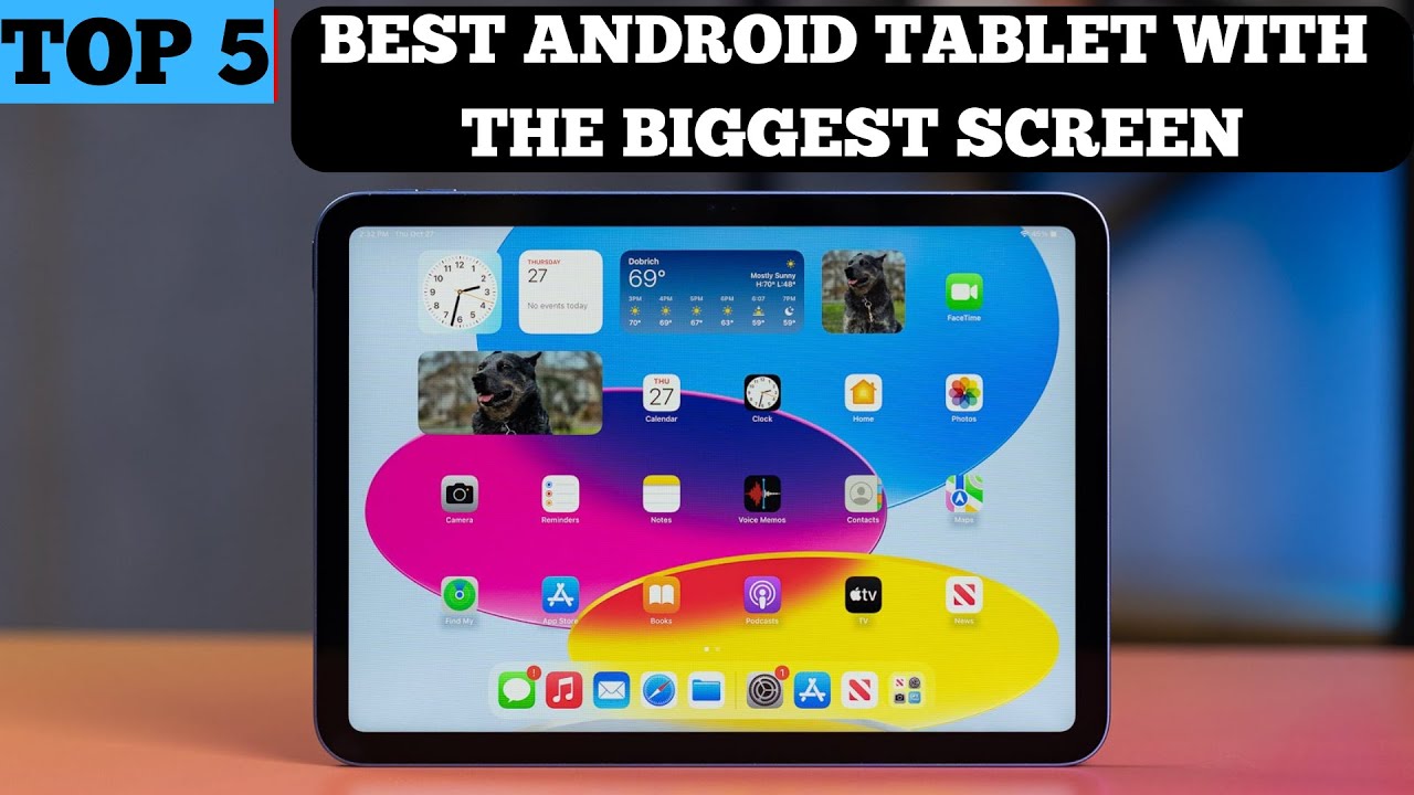 TOP 5 BEST ANDROID TABLET WITH THE BIGGEST SCREEN in 2025 - YouTube