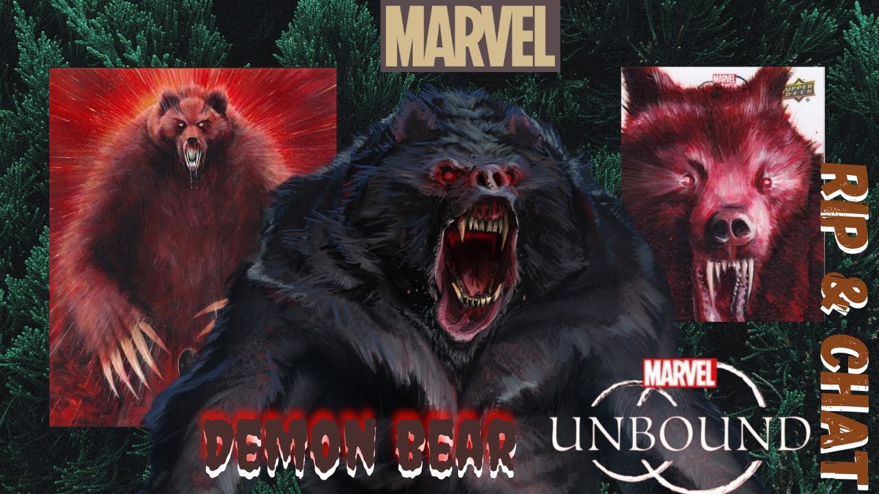Marvel Unbound Week 16 Demon Bear #marvelcards #marvelunobund #fredian ...