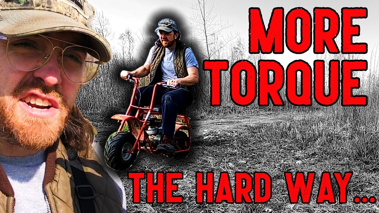 Dirt Bug Mini bike - Revival! - Tune-up and torque increase... the hard ...