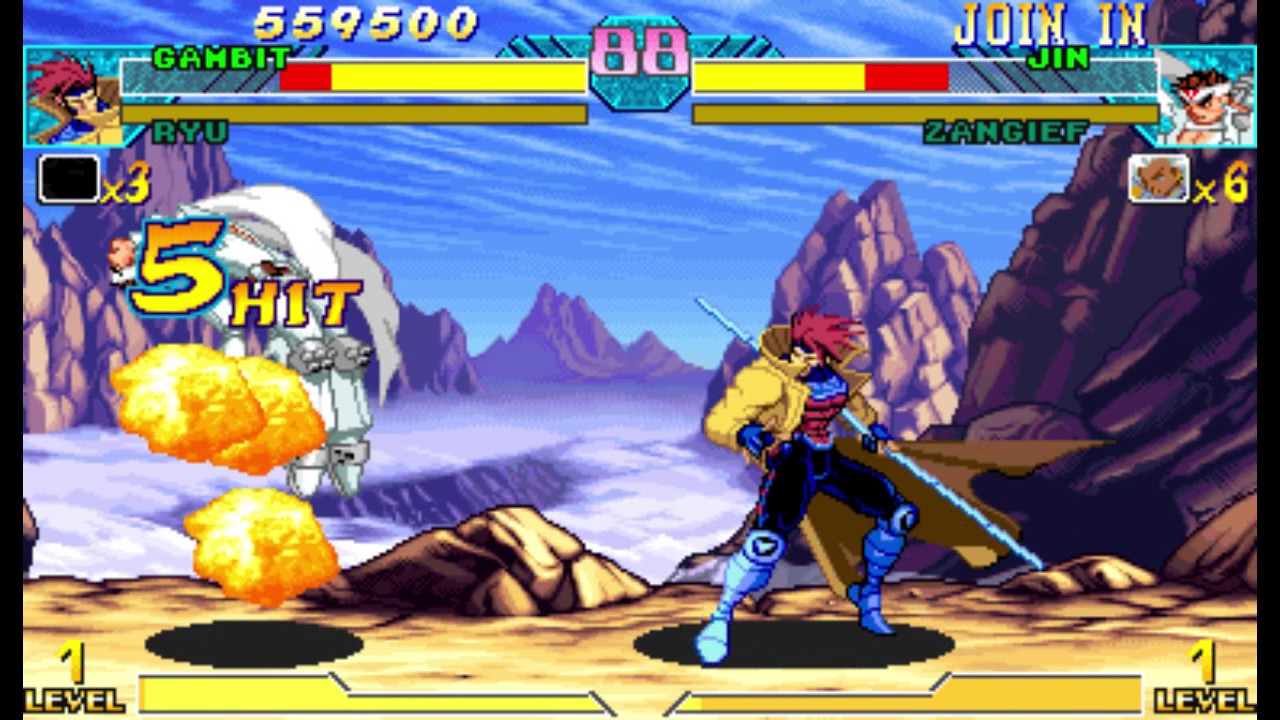 Marvel vs Capcom 1 ( Arcade ) - Ryu / Gambit Playthrough ( Apr 11, 2017 ...