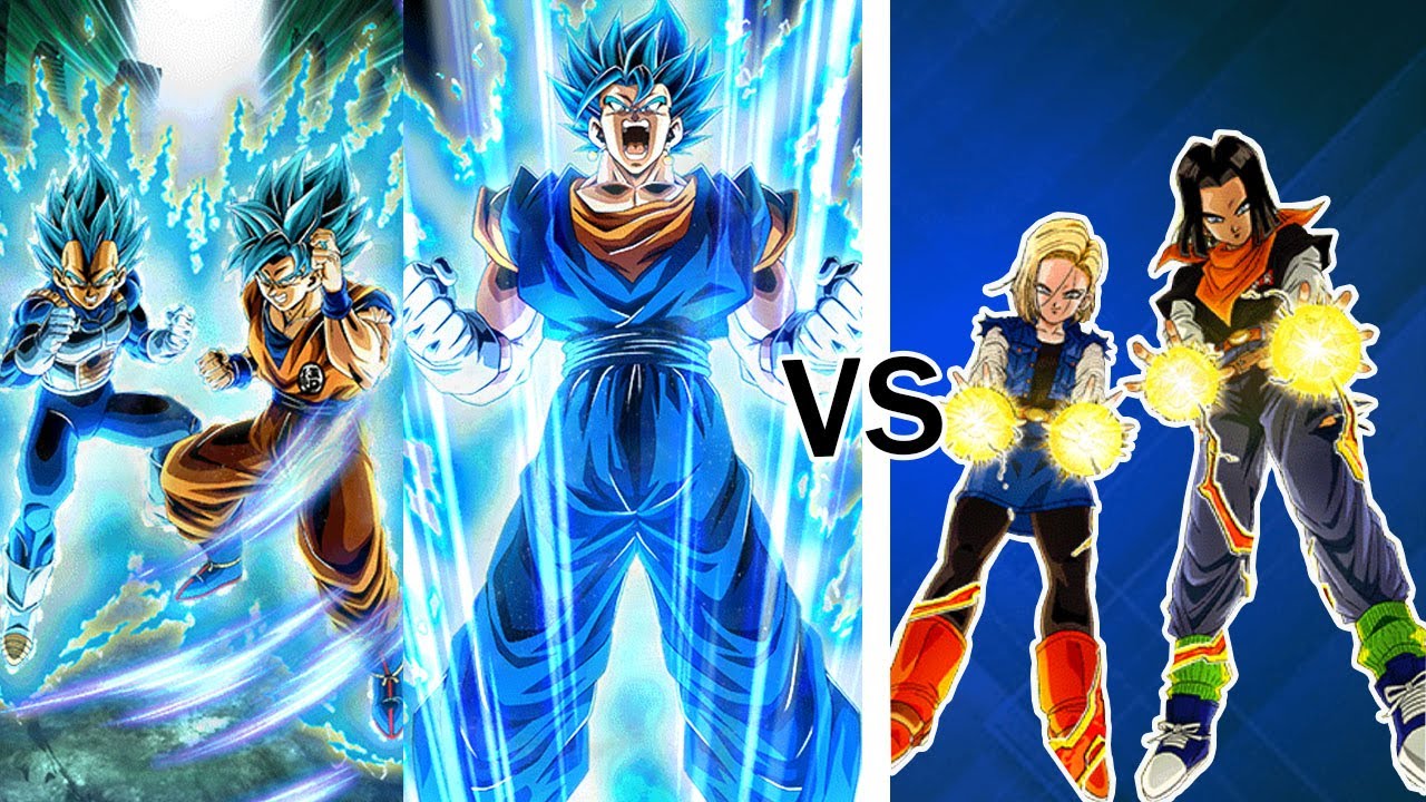 I Just Don't Like Them// Goku And Vegeta Vs Android 17&18 - YouTube