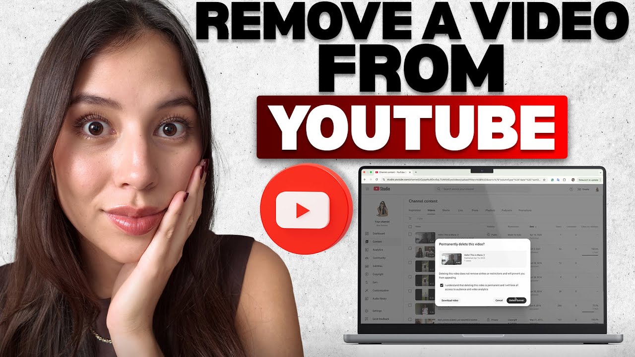 How to Delete a YouTube Video Permanently (Step-by-Step Tutorial) - YouTube