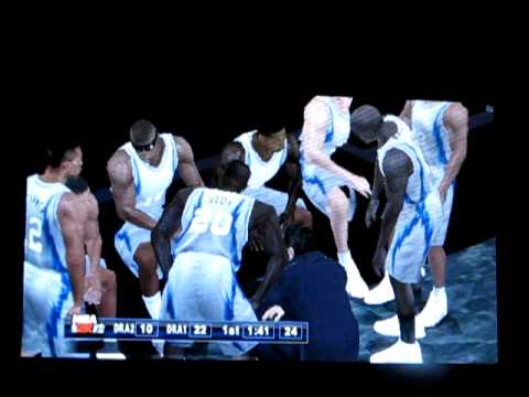 NBA 2K12 gameplay (PSP) smooth... My Player 1 of 3 - YouTube