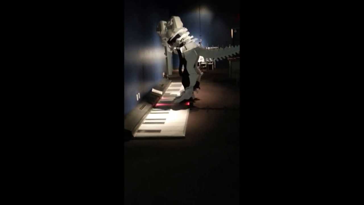 T-Rex on the piano - YouTube