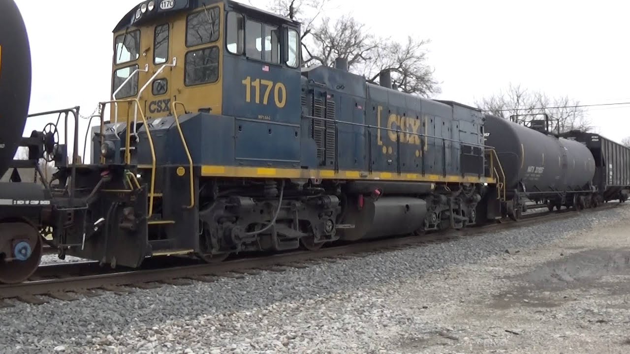 CSX Switcher Train - YouTube