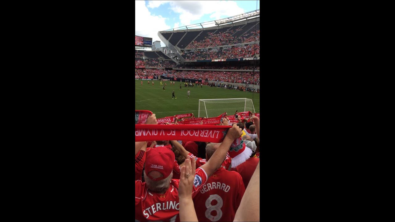 You'll Never Walk Alone Chicago Liverpool Olympiacos - YouTube