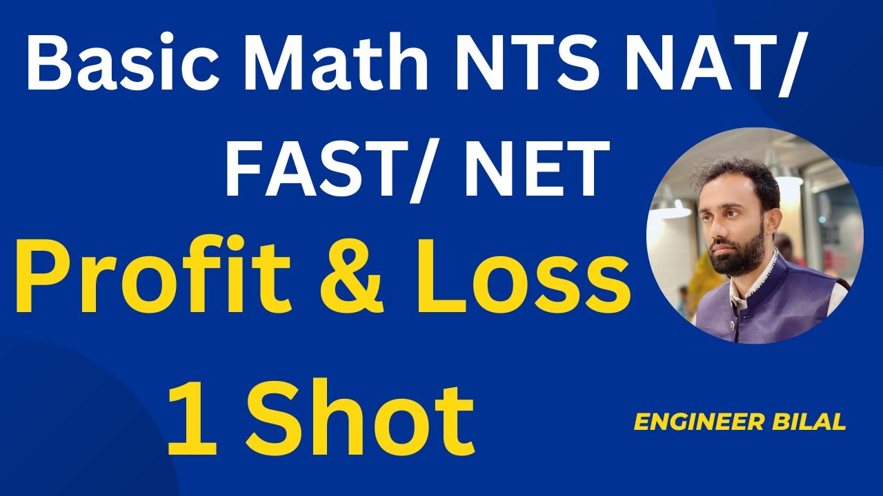 Basic Math Profit and Loss Short Tricks NTS NAT/ NUST NET/ FAST I NTS ...