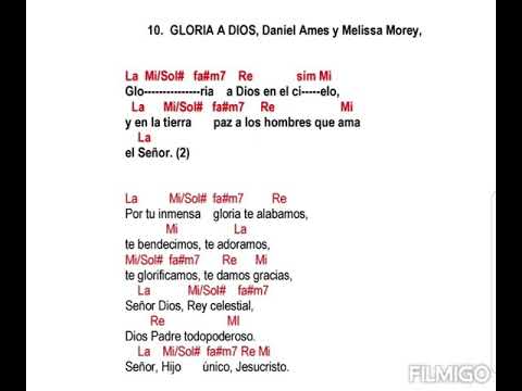 Gloria a Dios, Daniel Ames y Melissa Morey