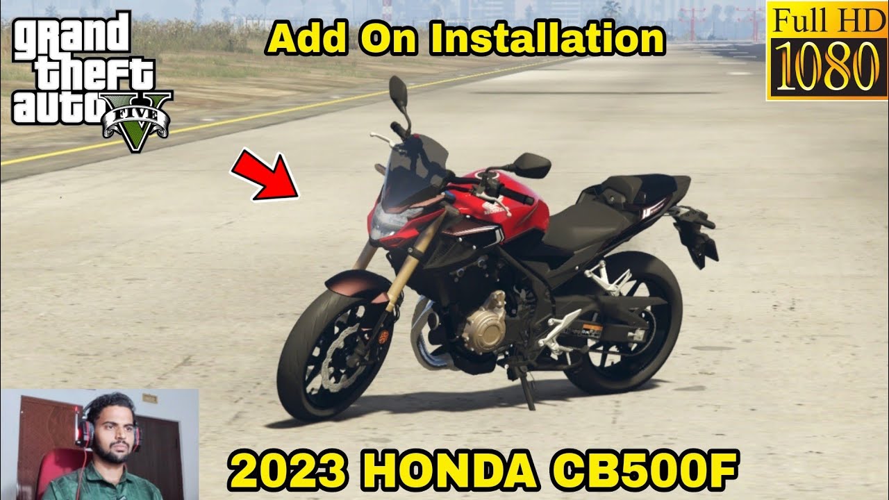 GTA 5 : HOW TO INSTALL 2023 HONDA CB500F BIKE MOD🔥🔥🔥 - YouTube