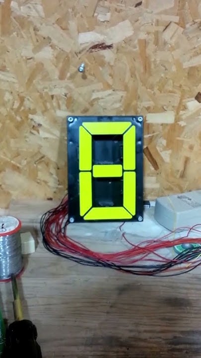 Signalex Seven Segment Display Controlled by Arduino Uno and mic5801BN - YouTube