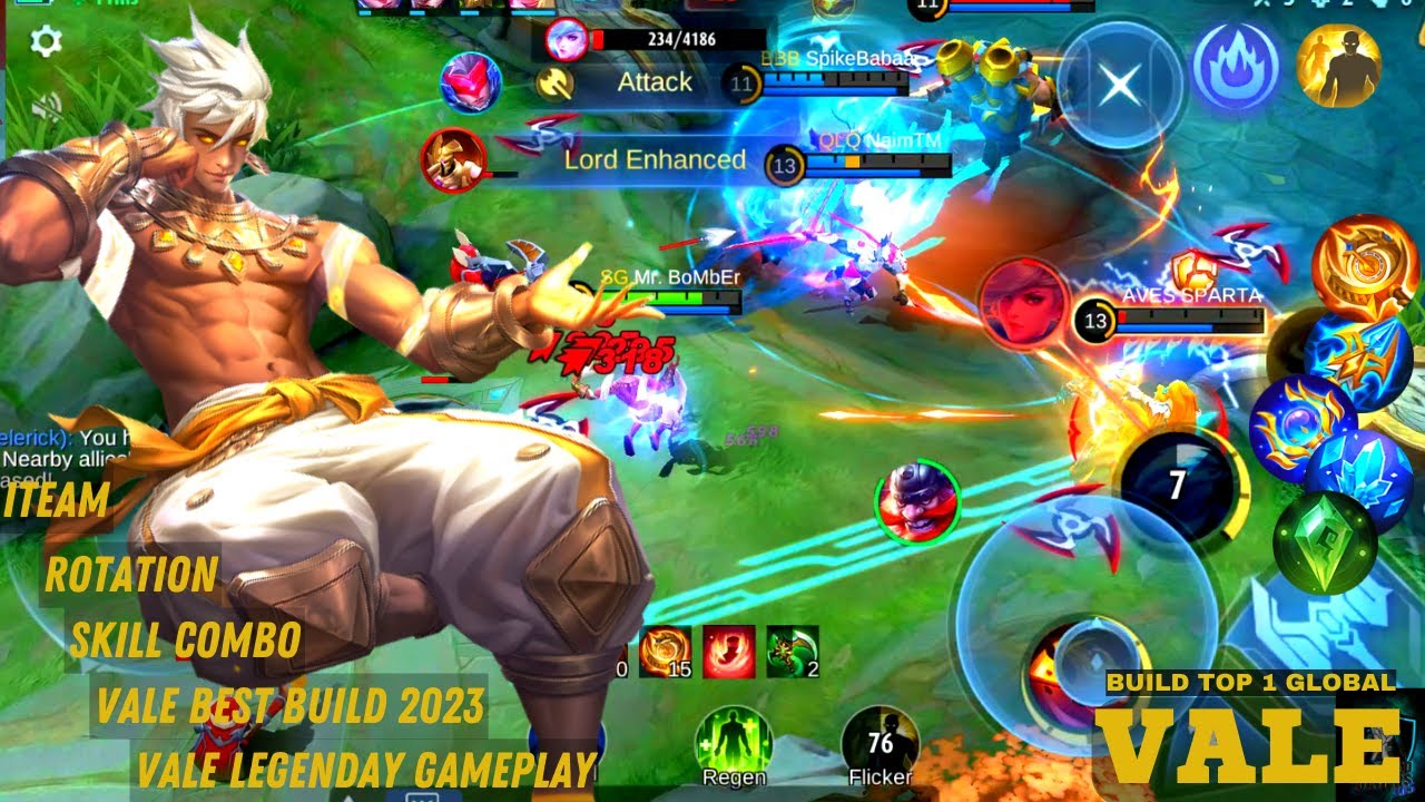 Vale One Shot Combo Kills!! Vale 100% Deadly~INSTANT DELETE - Build Top ...