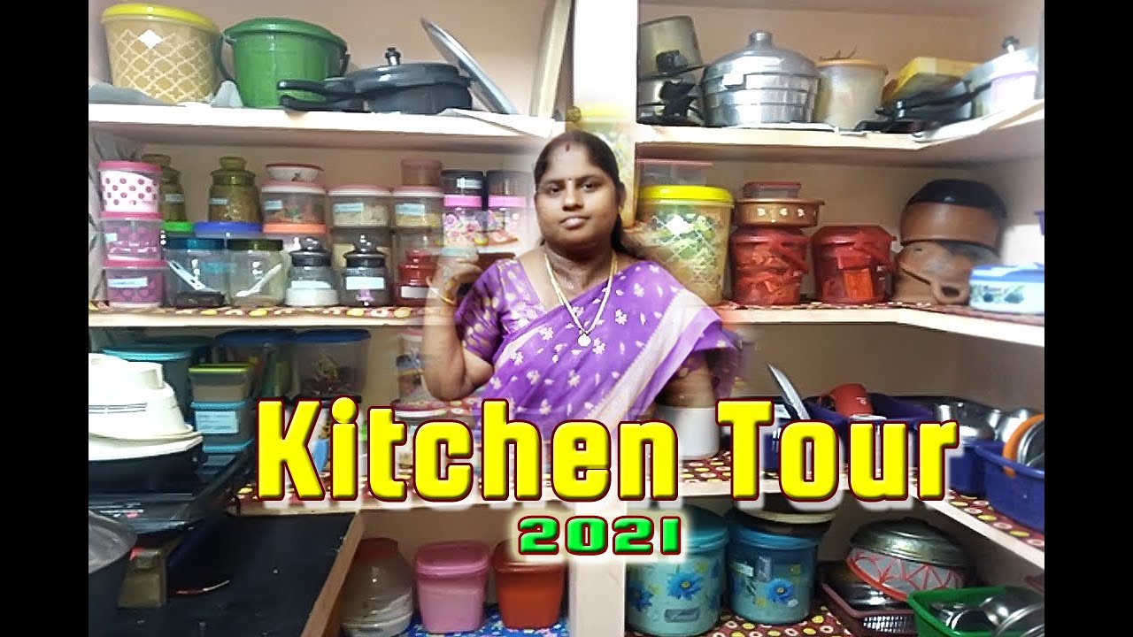 Small Kitchen tour (2021) part-1| non-modular kitchen|How to organize ...