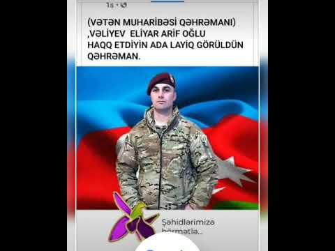XTQ Şəhidi Giziri Vətən Muharibesi Qəhramanı Vəliyev Elyar  söz ve musiqi Rəşad Samaxli