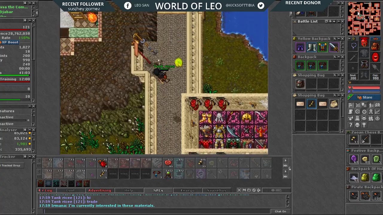 TIBIA - Vampires Edron knight 100+ - YouTube