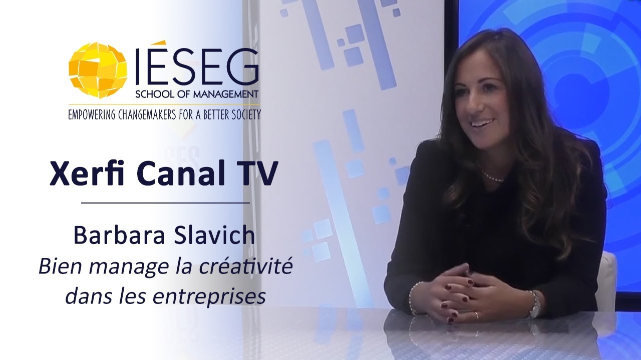 Barbara Slavich - Bien manager la créativité dans les entreprises ...